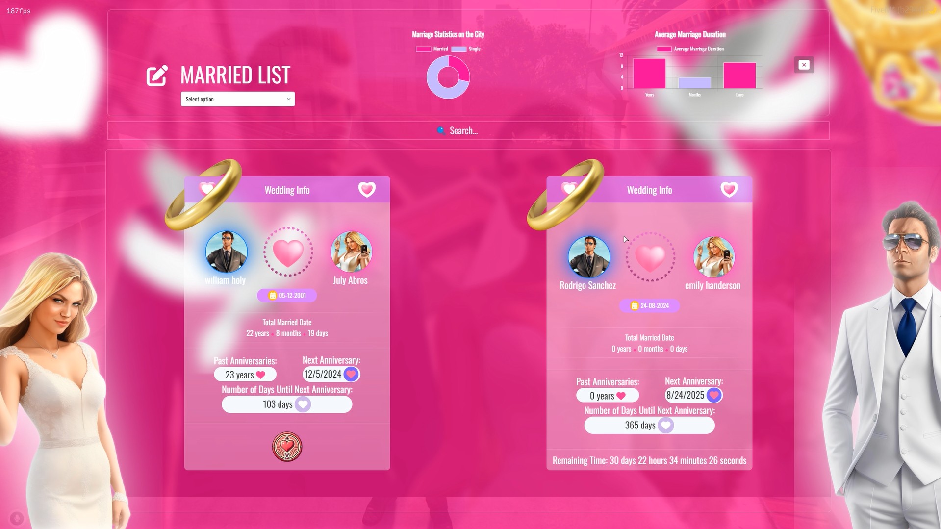 Uniqers Scripts | uniqers-marriage QBCORE/QBUS ESCROW