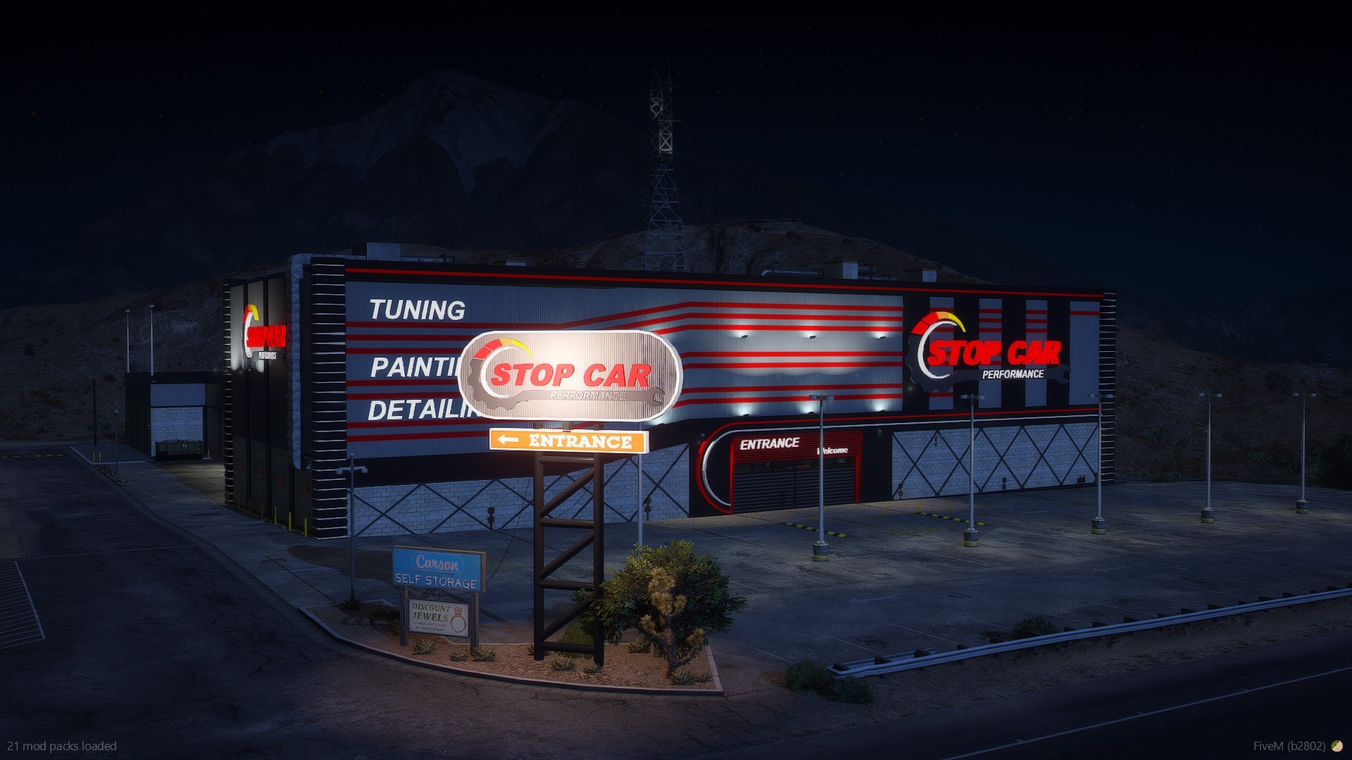 Energy Shop · Stop Car Performance