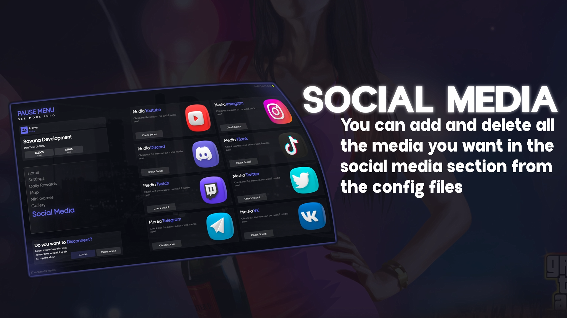 Savana | Savana Pause Menu Open Source
