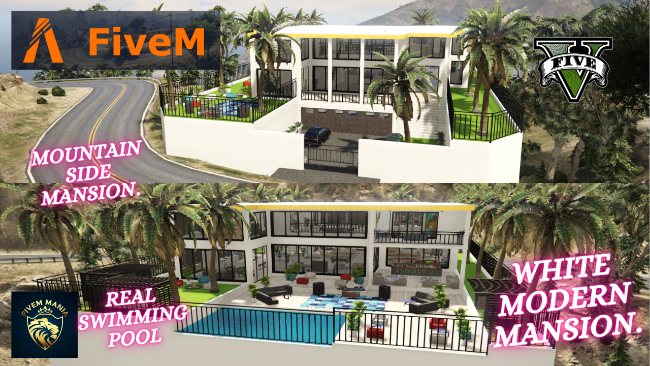 FiveM Mania · White Modern Mansion