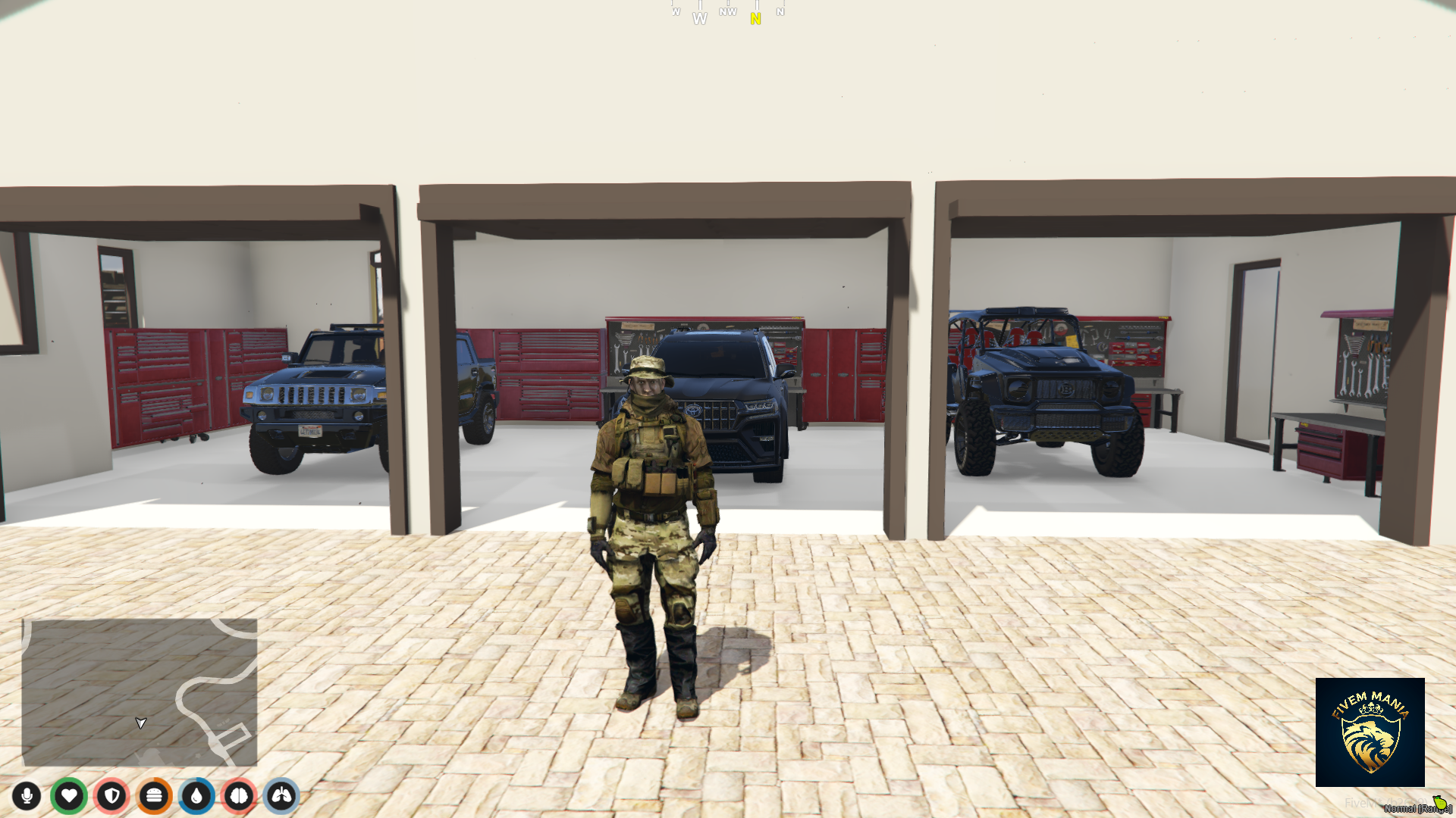 FiveM Mania · Brick Mansion MLO.