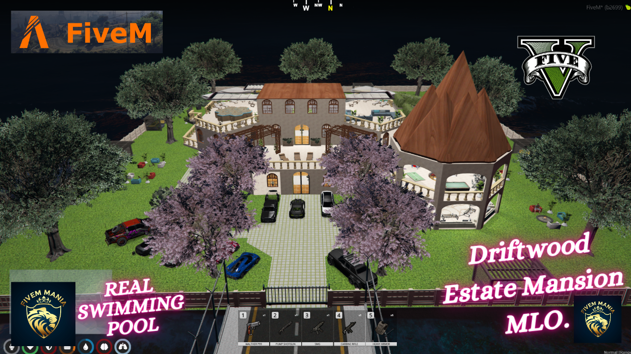 FiveM Mania · Driftwood Estate Mansion MLO.