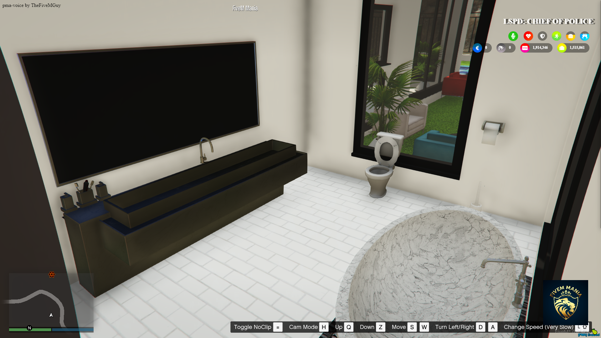 FiveM Mania · White Modern Mansion MLO.