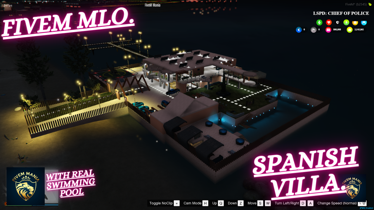 FiveM Mania · Spanish Villa MLO.