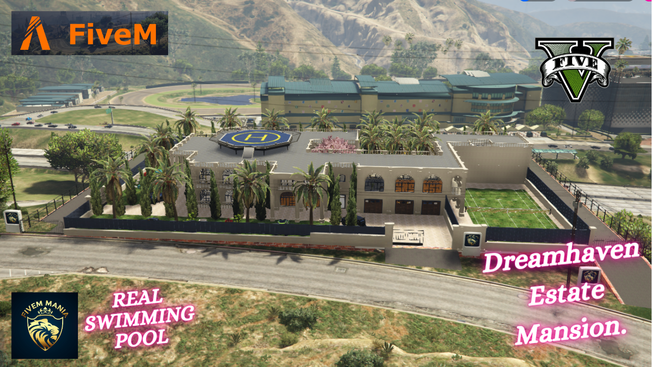 FiveM Mania · Dreamhaven Estate Mansion