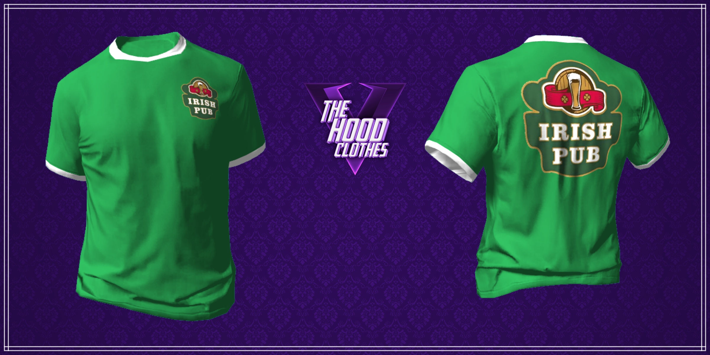 The Hood V Clothes | Irish Pub Shirt