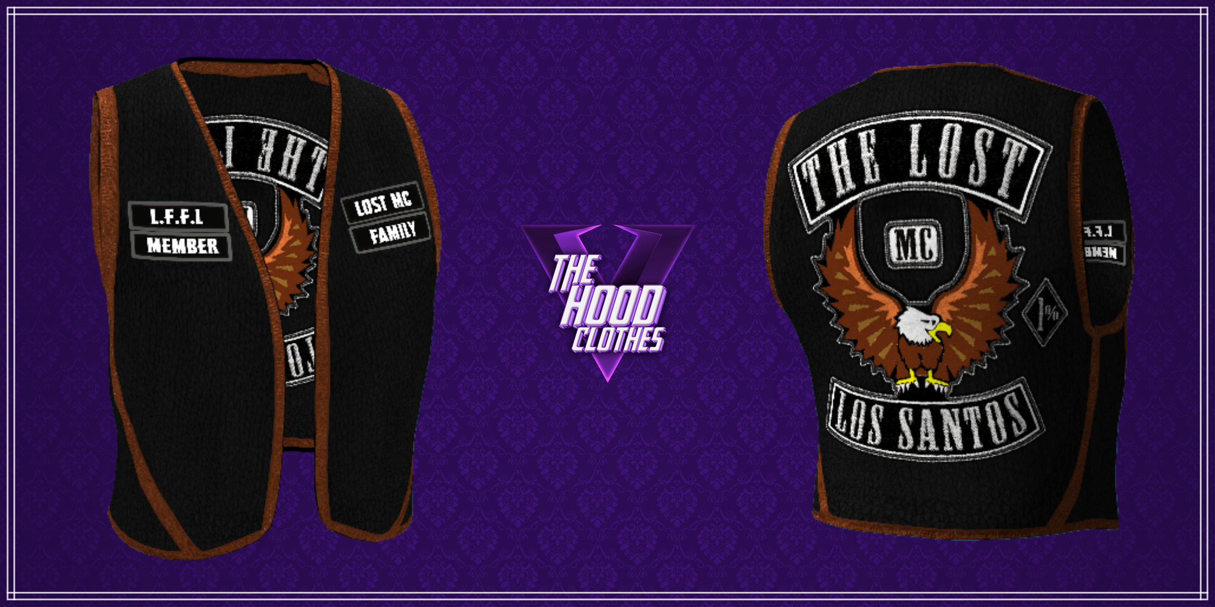 The Hood V Clothes | Lost MC Kutte female