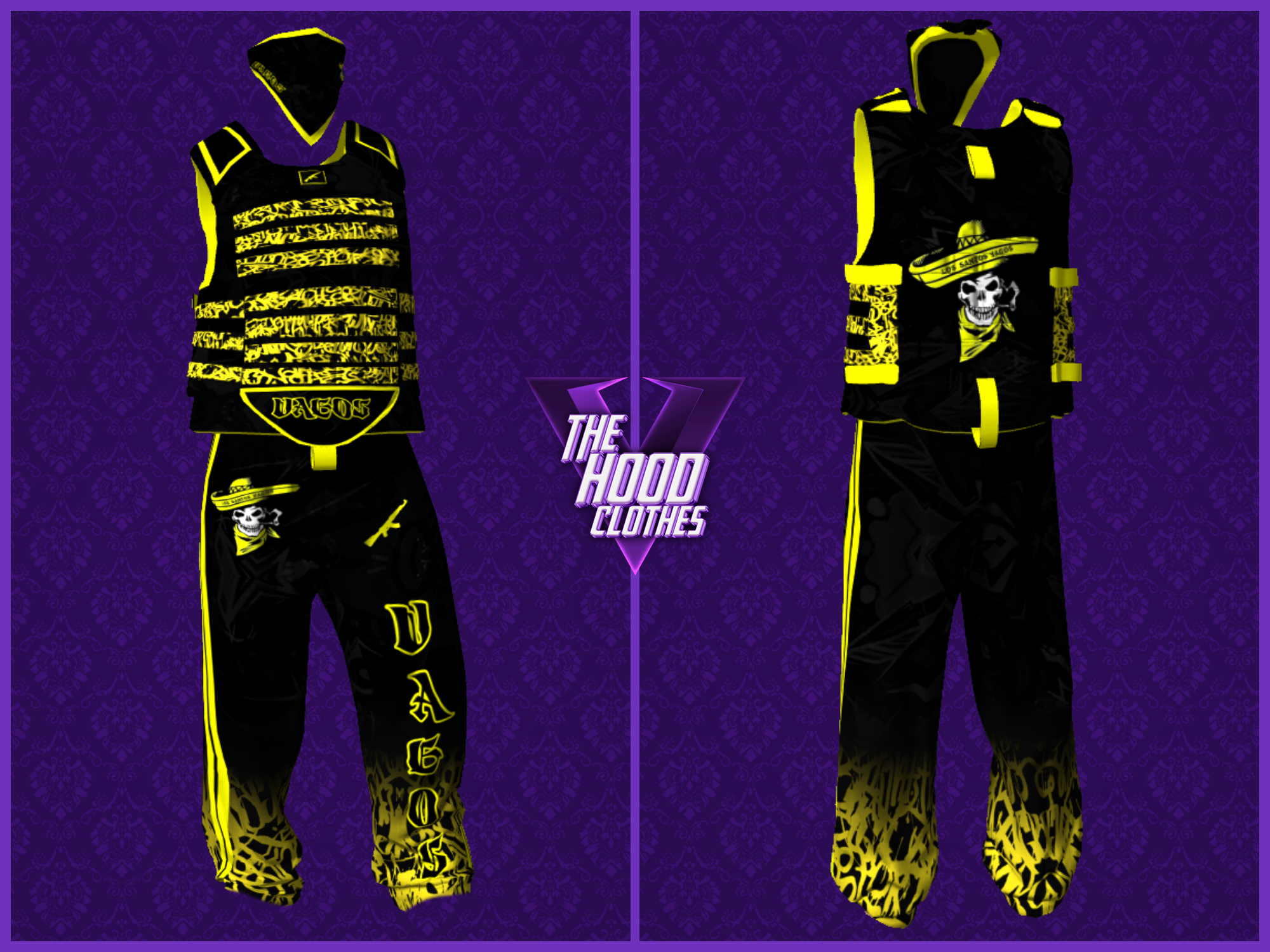 The Hood V Clothes | Vagos Set V3