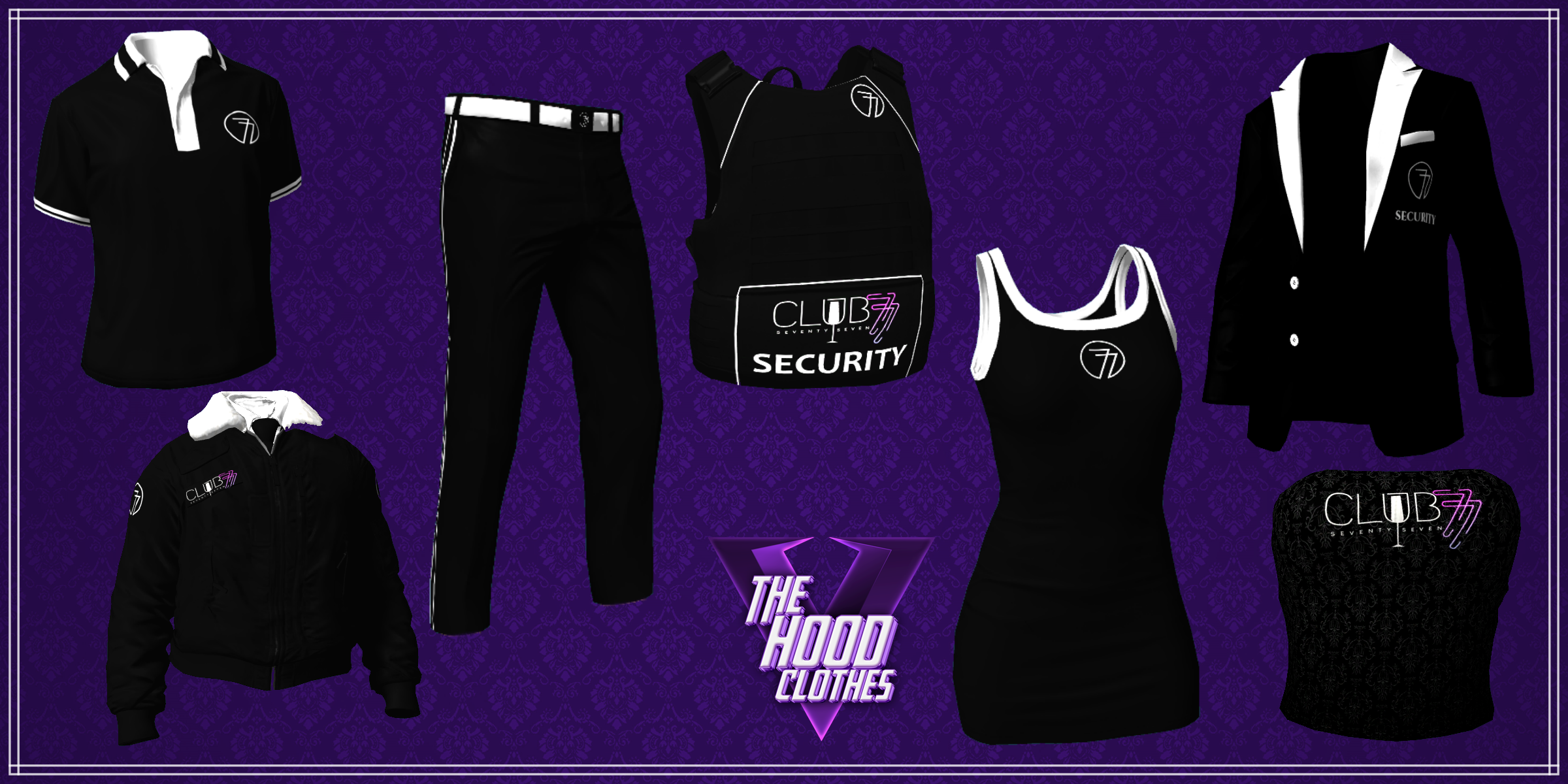 The Hood V Clothes | Club77 Pack