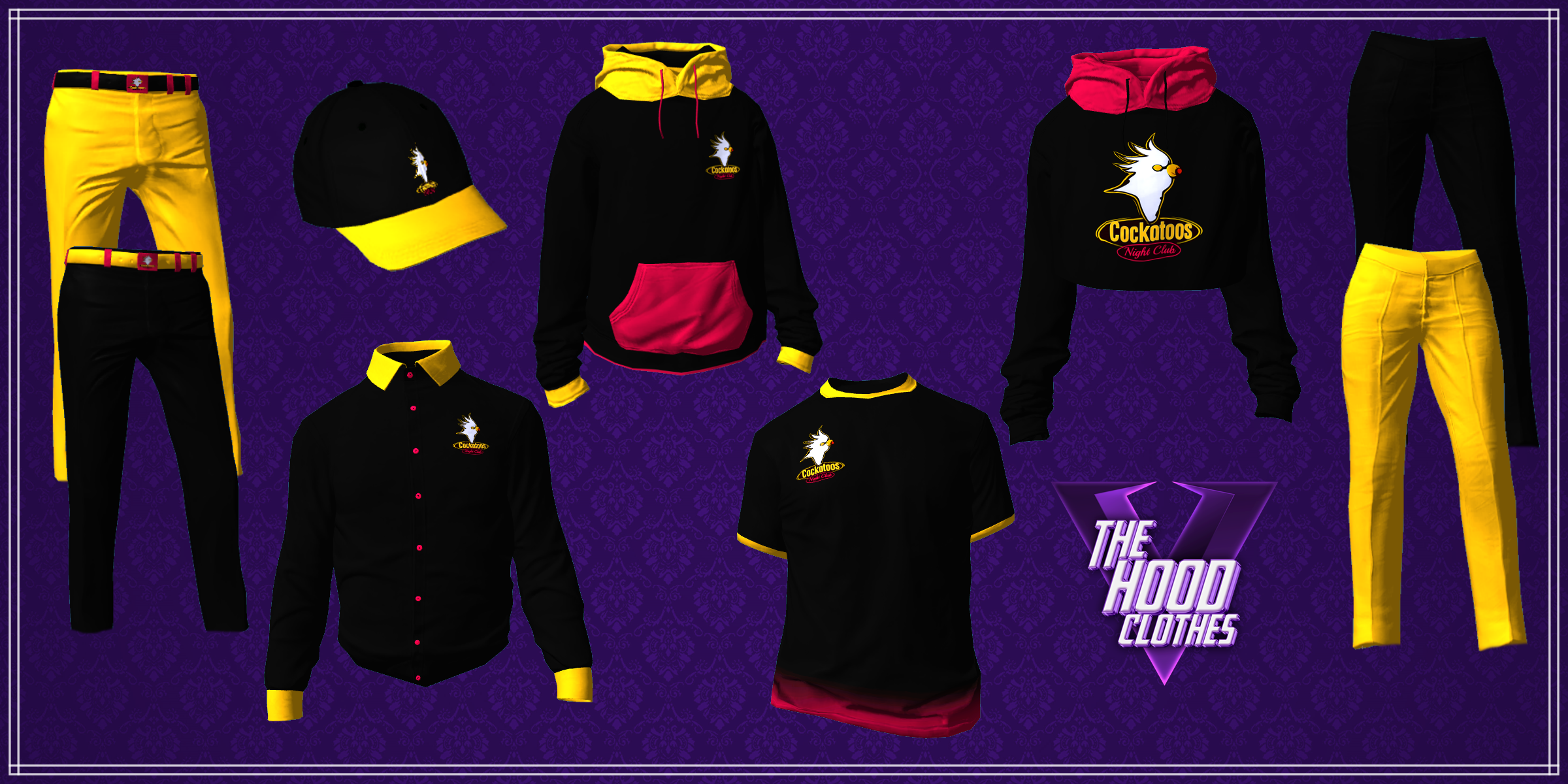 The Hood V Clothes | Cockatoos Club Pack