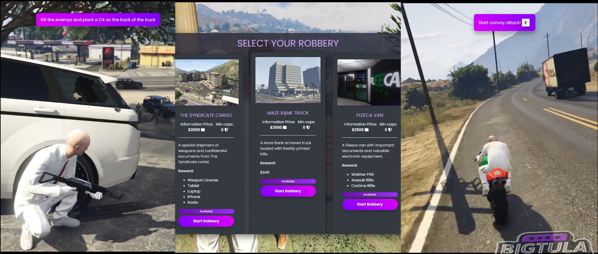BigTulaScripts | Advanced Convoy Robbery