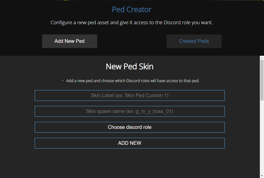 BigTulaScripts | Peds Menu Script