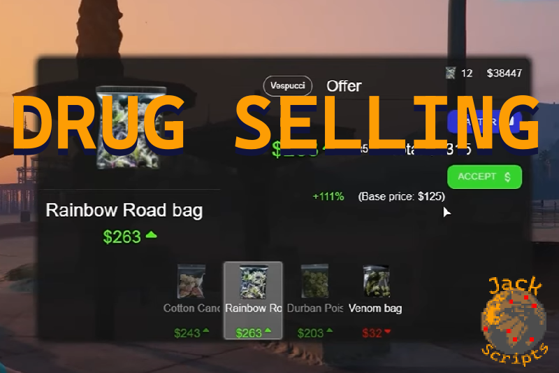 Jack FiveM Scripts · Drug Selling [Source]