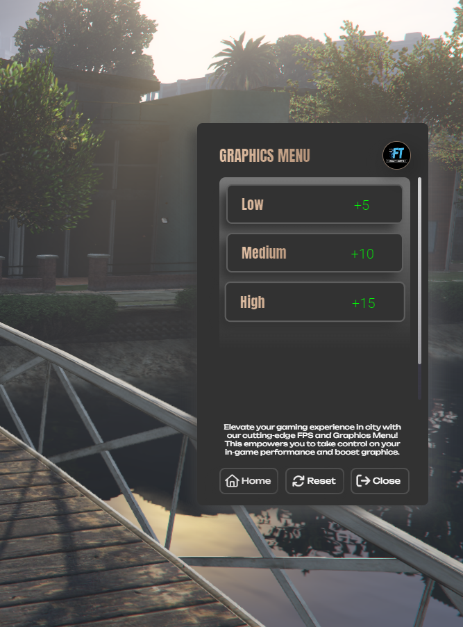 ftscripts · FPS / GRAPHICS Menu