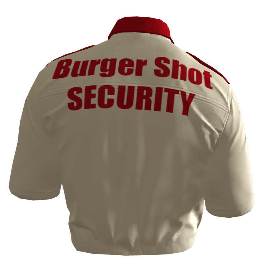 GTV Clothing · Burger Shot Security Uniform(Male + Female)