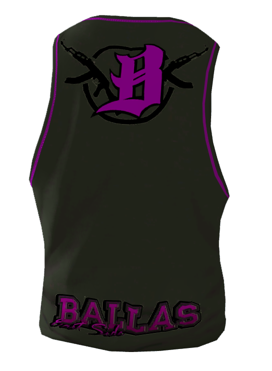 GTV Clothing · Ballas Gang Vest 2 [Male + Female]