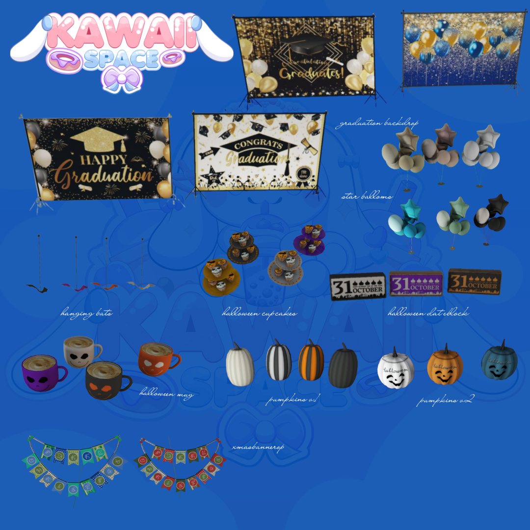 Kawaii Space · 🌸𝙋𝙖𝙧𝙩𝙮 𝙀𝙨𝙨𝙚𝙣𝙩𝙞𝙖𝙡𝙨 𝙋𝙖𝙘𝙠 - 𝟮𝟰𝟬 𝙥𝙧𝙤𝙥𝙨