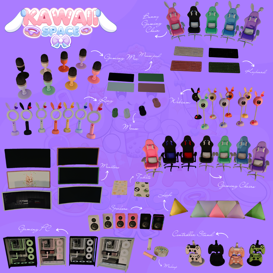 Kawaii Space · 🌸𝙈𝙚𝙜𝙖 𝙁𝙪𝙧𝙣𝙞𝙩𝙪𝙧𝙚 𝙋𝙖𝙘𝙠 - 500 𝙋𝙧𝙤𝙥𝙨