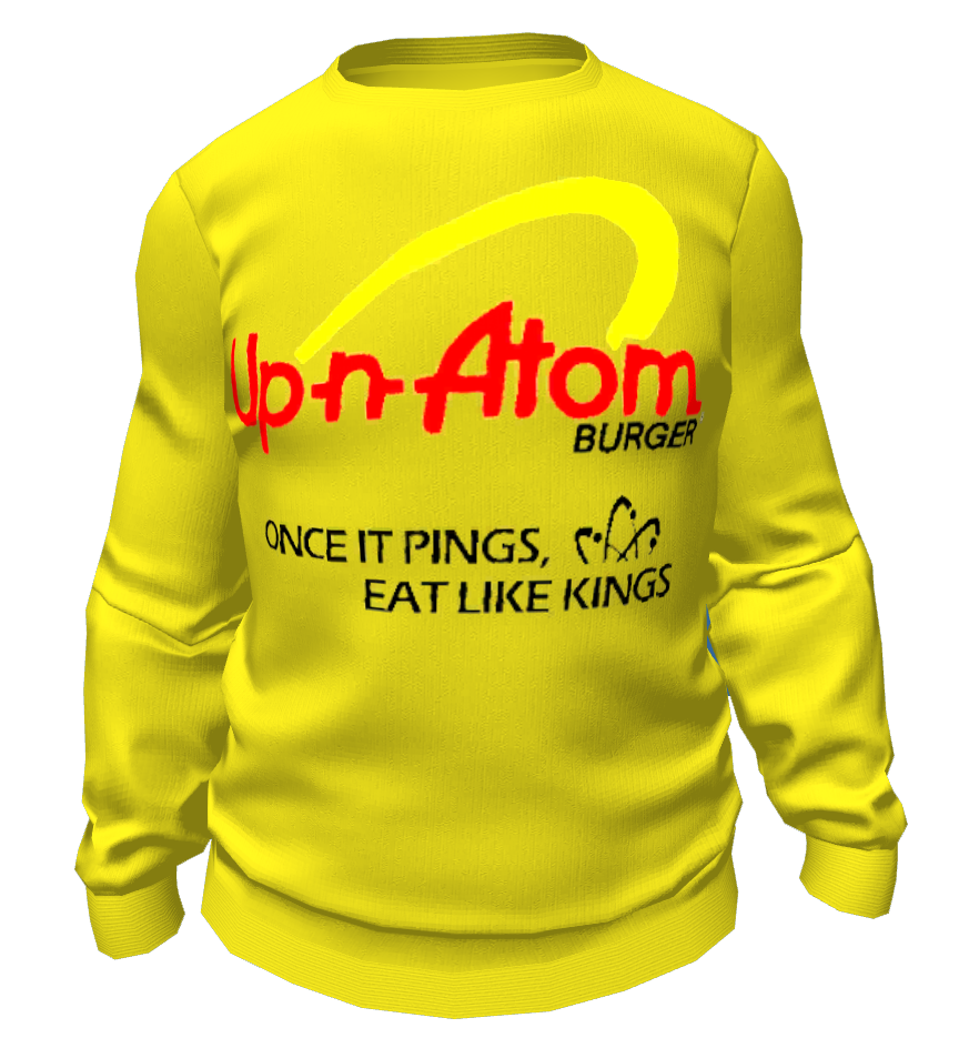 2nd Life Designs · Up n Atom Tops (Male + Female)