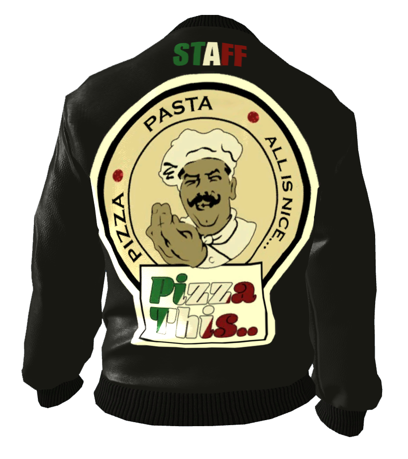 2nd Life Designs · Pizza This Jacket (Male + Female)