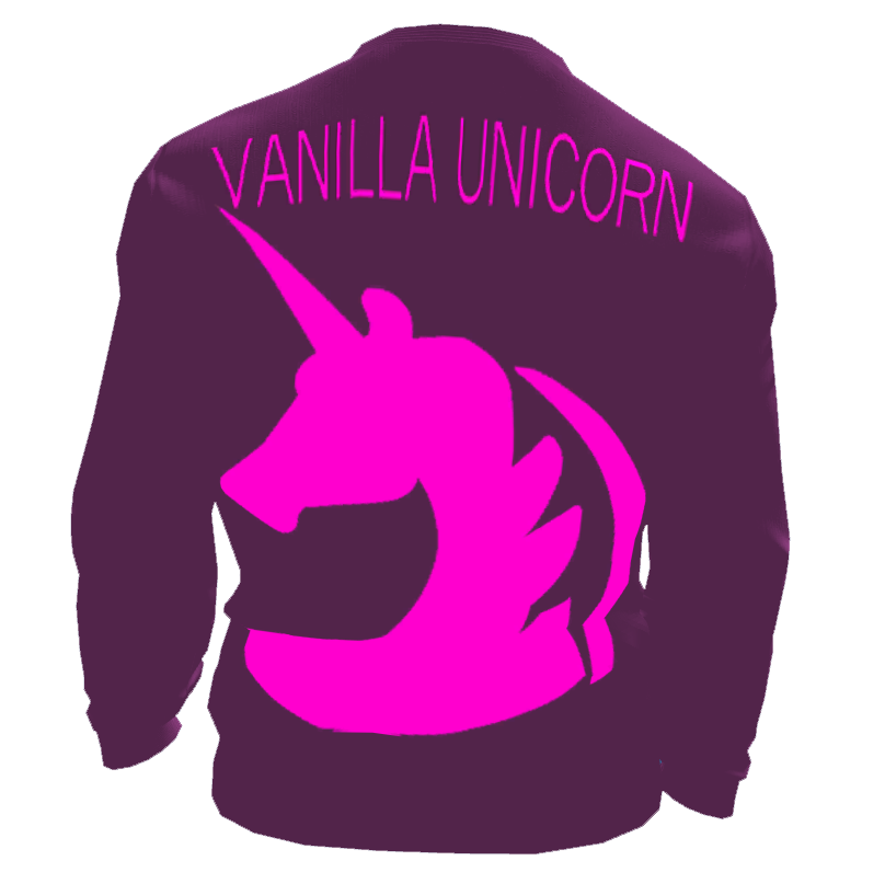 2nd Life Designs · Vanilla Unicorn Tops (Male + Female)