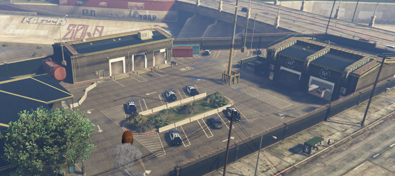 Afshi Fivem MLO Store · Fivem United state Police station