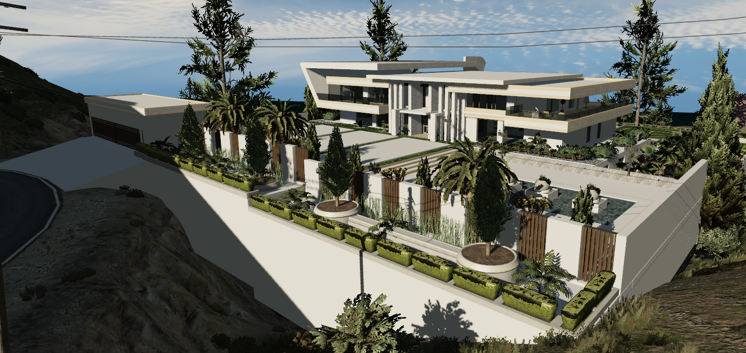 Afshi Fivem MLO Store · Fivem Luxury Modern Mansion Custom Mlo