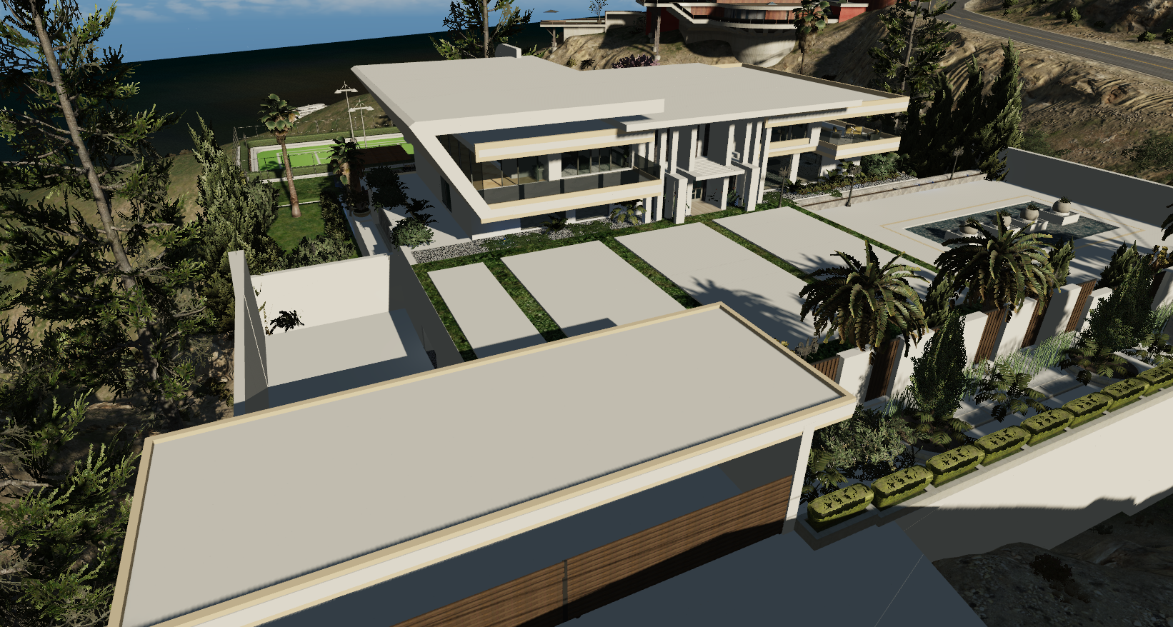 Afshi Fivem MLO Store · Fivem Luxury Modern Mansion Custom Mlo