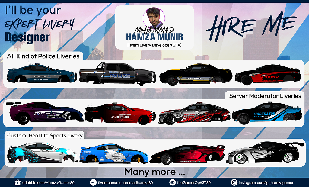 Fivem Designs · Request Livery skin