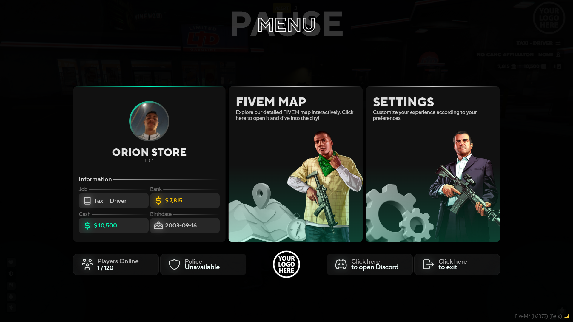 Orion Scripts · PauseMenu - QB