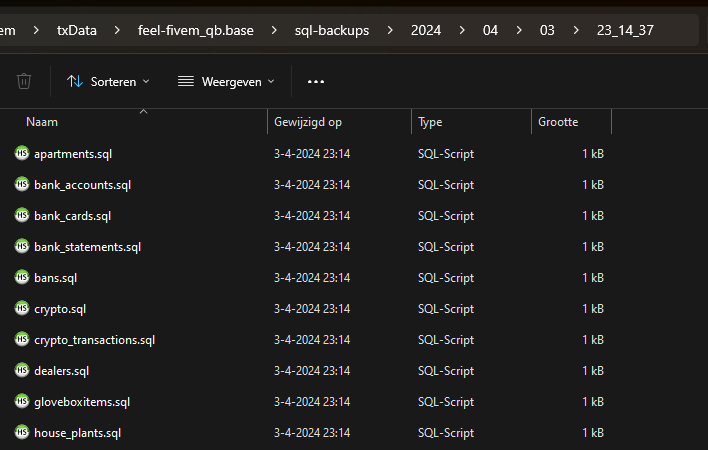 FEEL - FiveM Mods | Feel - SQL Dumper with Google Drive (optional)