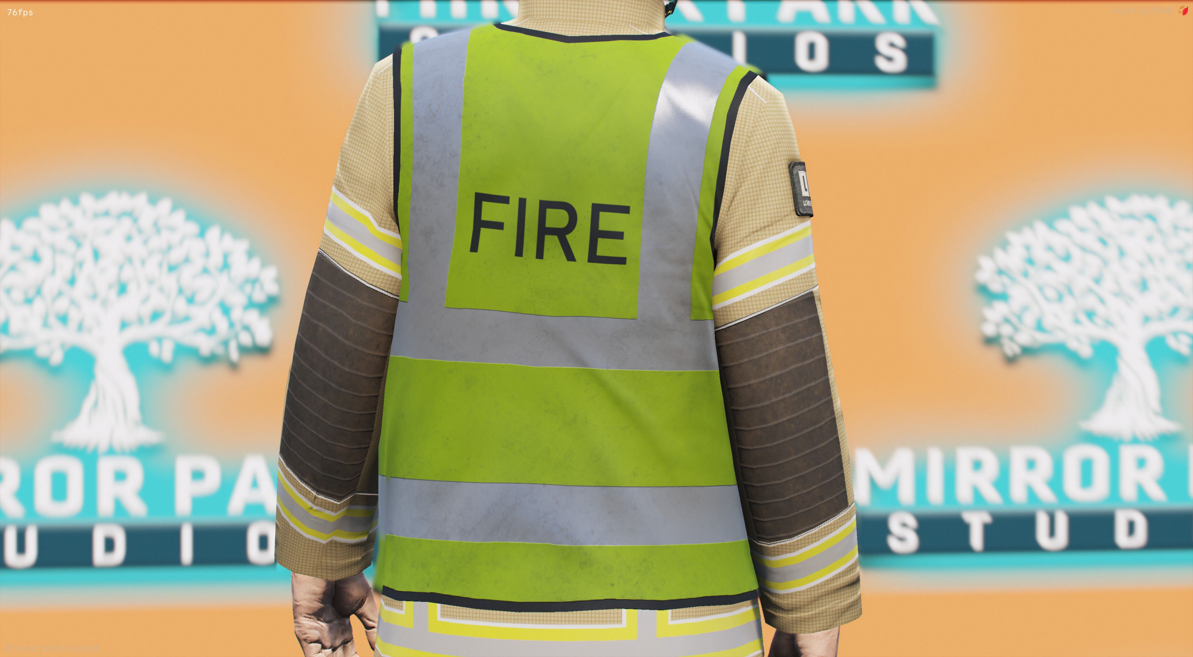 Mirror Park Studios | UK Firefighter Turnout Uniform