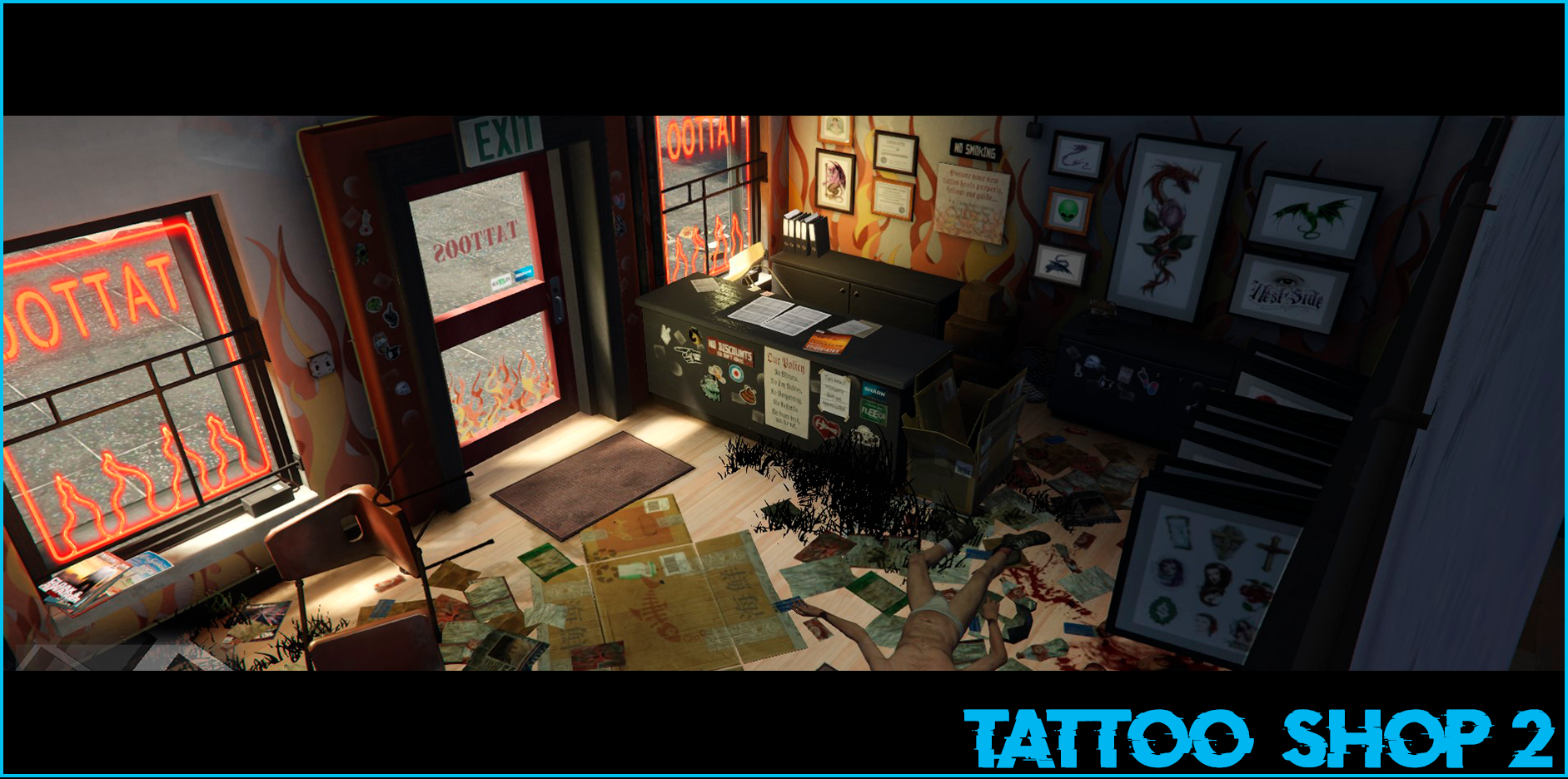 No Man’s Map · Tattoo Shop / Apocalypse / MLO | FREE