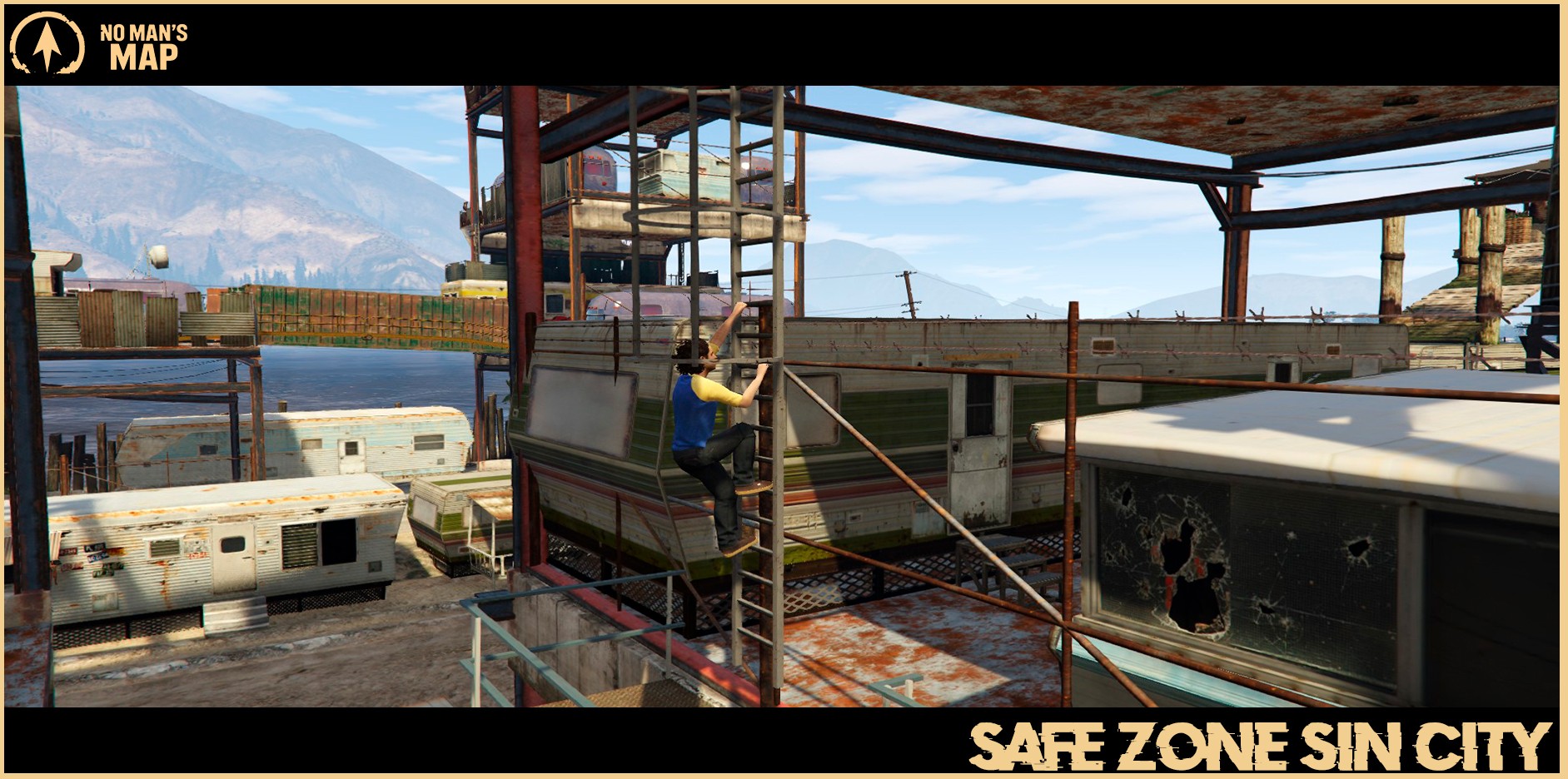No Man’s Map · Safe Zone Sin City / Apocalypse | YMAP / MLO