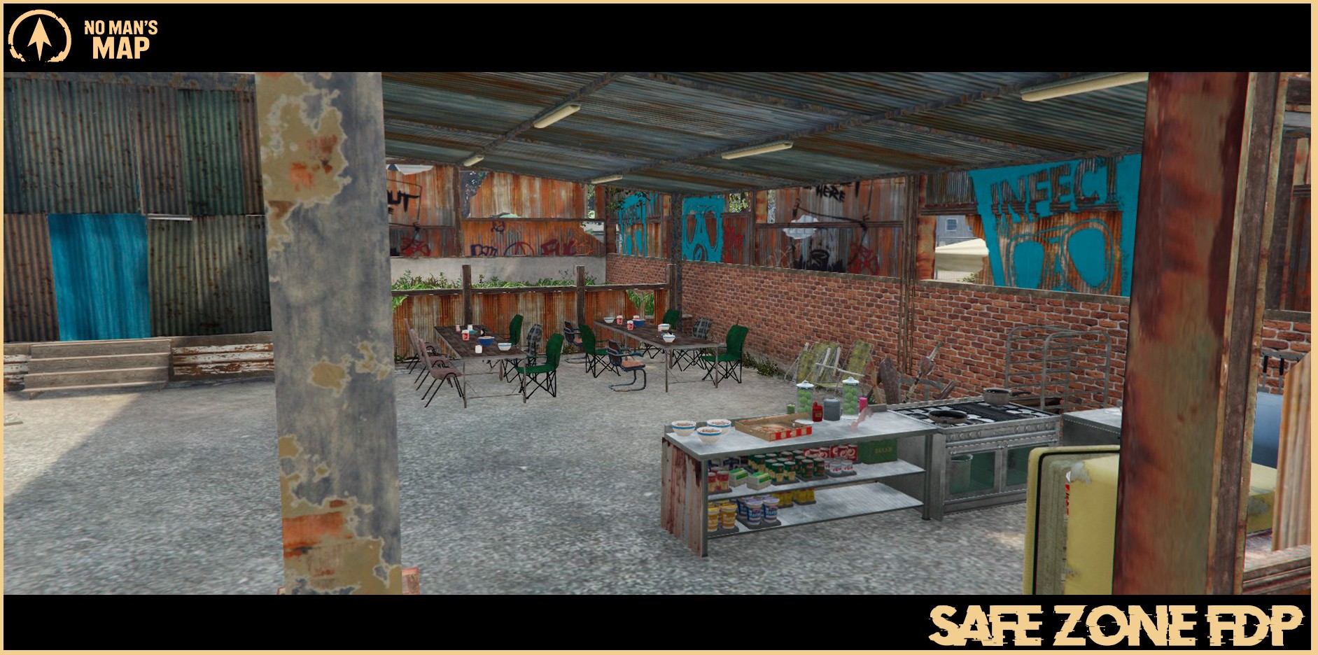 No Man’s Map · Safe Zone FDP / Apocalypse