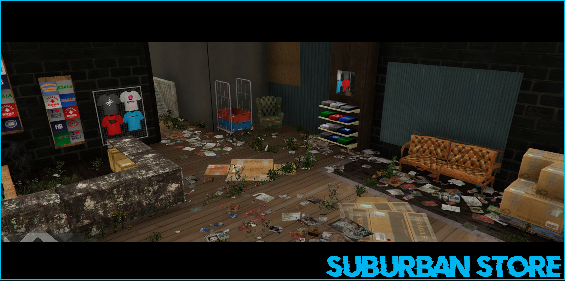 No Man’s Map · Suburban Store / Apocalypse | MLO