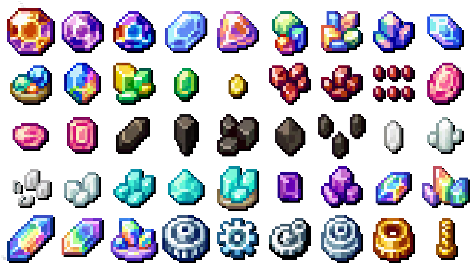 Premium MC Oraxen & ItemsAdder Configurations | RPG Gems x16 Megapack