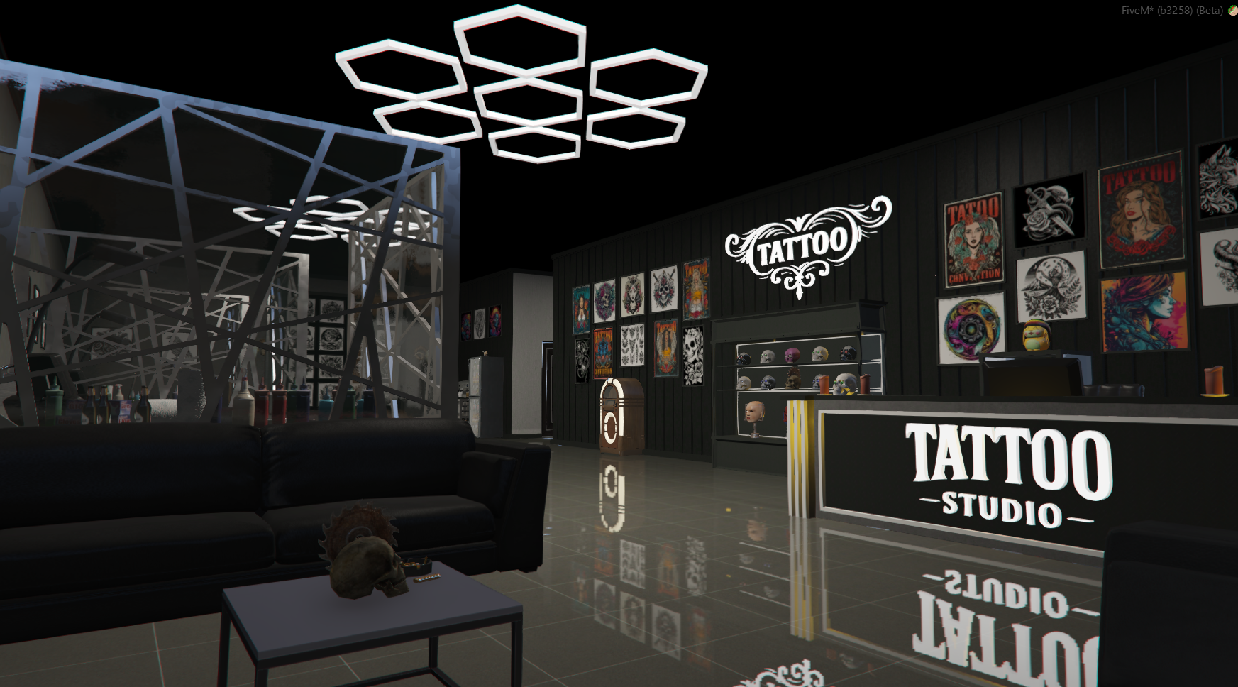 MZ3D Studio · Ink n' Soul Tattoo Shop - FEL