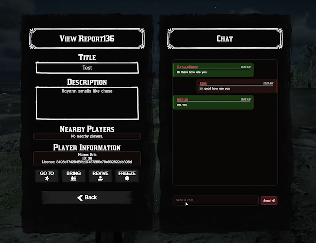 EZ Scripts | EZ Report Menu