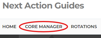 Next Action Guides | Welcome