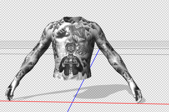 yellowtape District · male gang tattoo