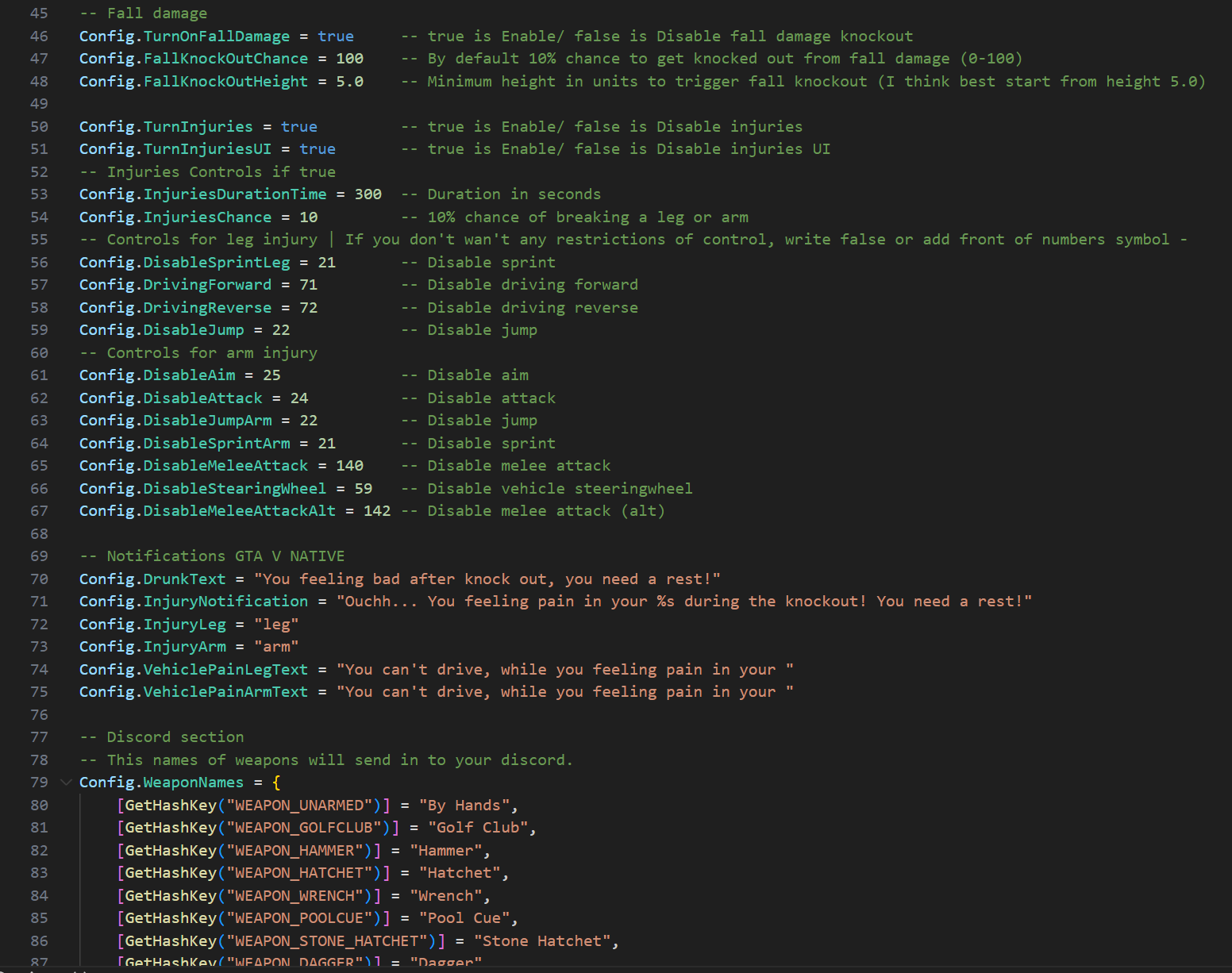 International systems · KnockOut V2