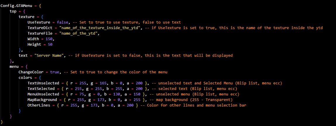 KFDev · [STANDALONE] Custom ESCAPE Menu