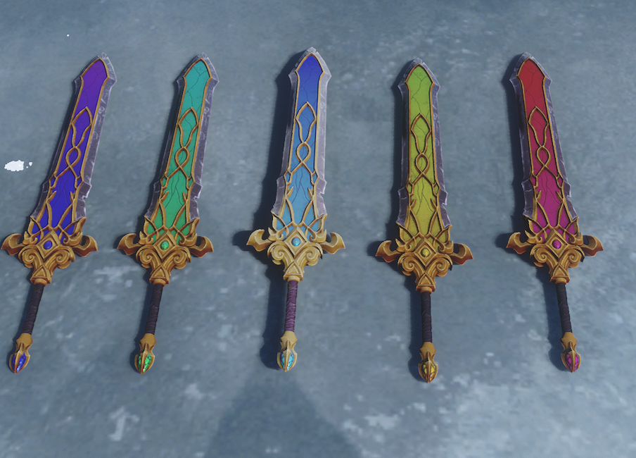 KRAKEN STUDIO · Weapons and Shields model