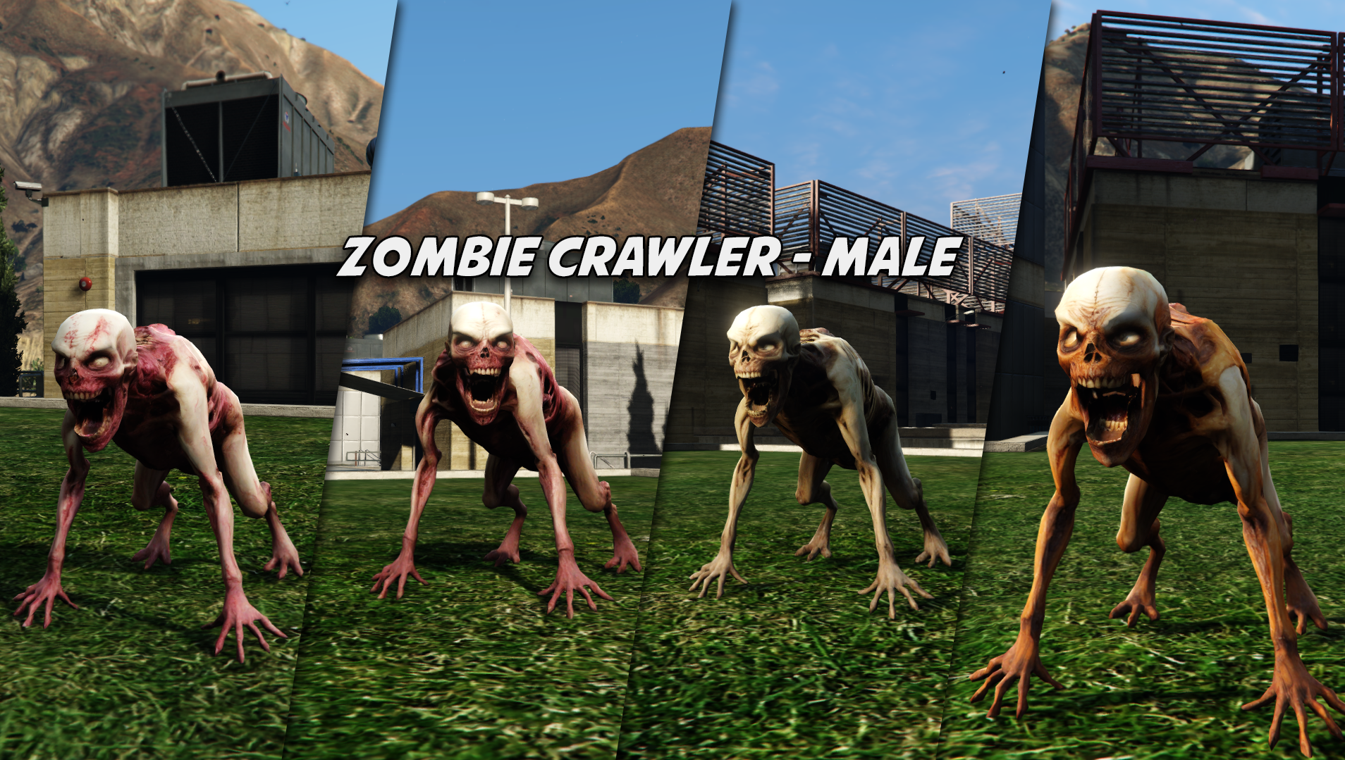 Popcorn Roleplay · Zombie - Crawler (Male Only)