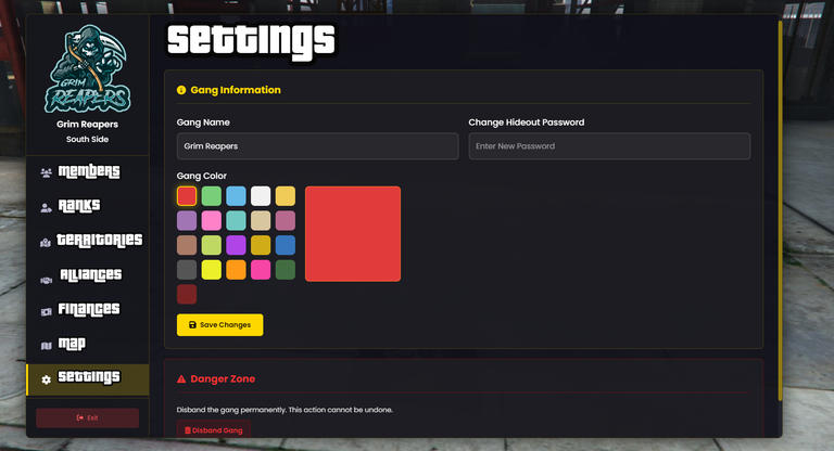 Cool Brad Scripts · Advanced Gang System V2