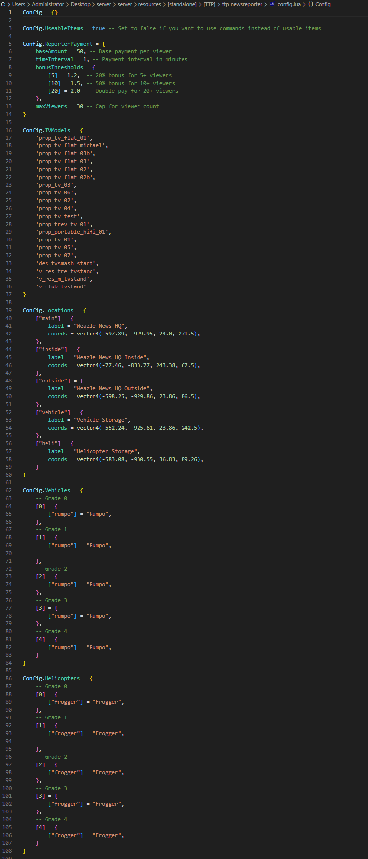 TTP Development · TTP-NEWSREPORTER