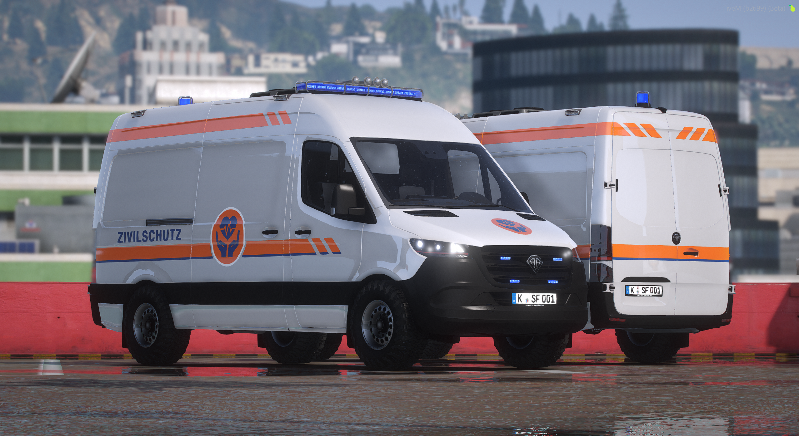 SteelFlex · Benefactor Ambulance - KATS KTW - Typ Legacy 53 + Avon