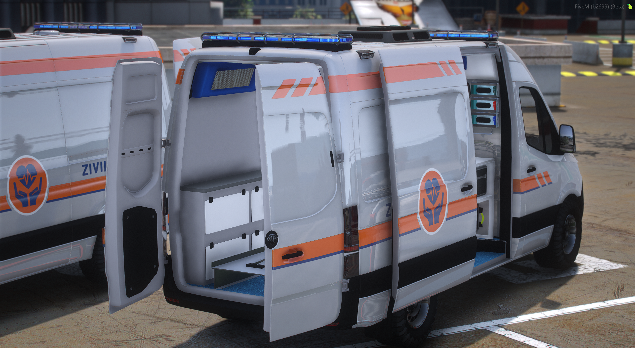 SteelFlex · Benefactor Ambulance - KATS KTW - Typ Legacy 53