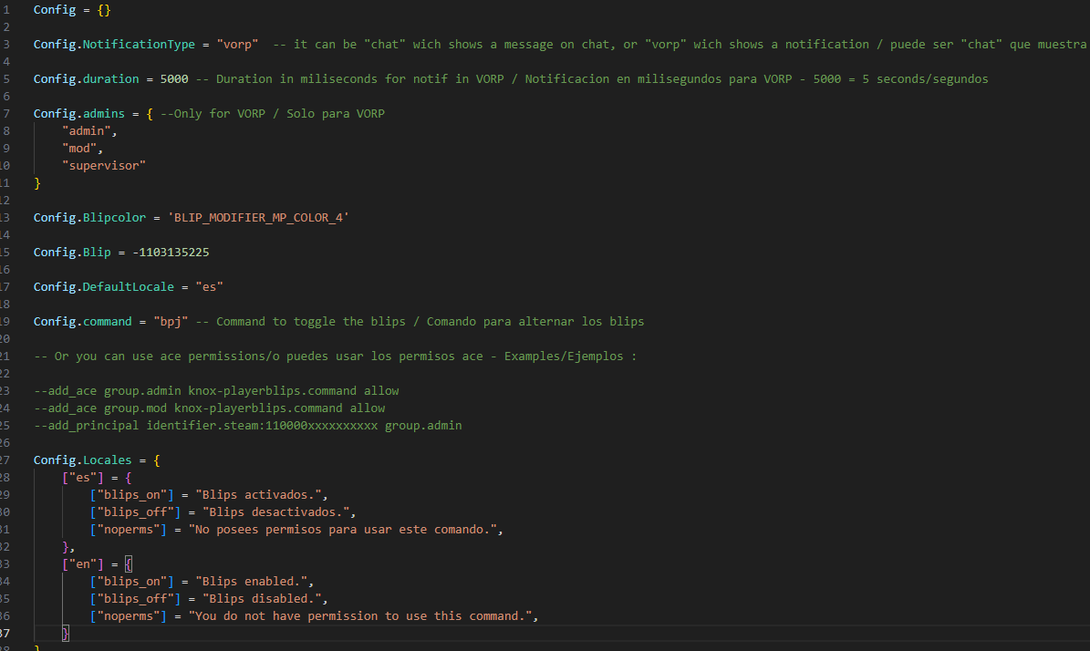 Knox • Scripts · Playerblips - [VORP / Standalone]